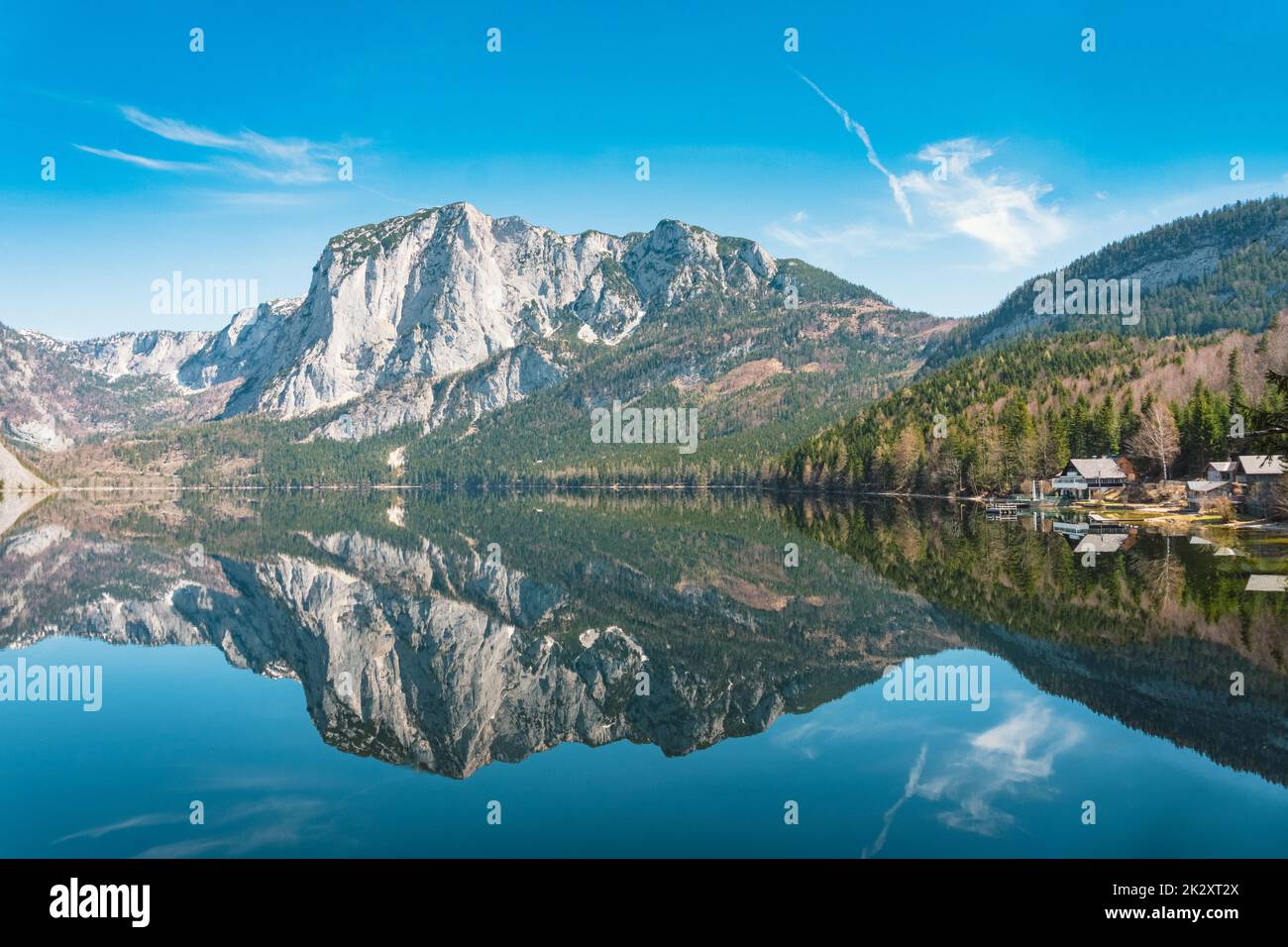 Trisselwand at the lake Altausseer See in Styria Stock Photo - Alamy