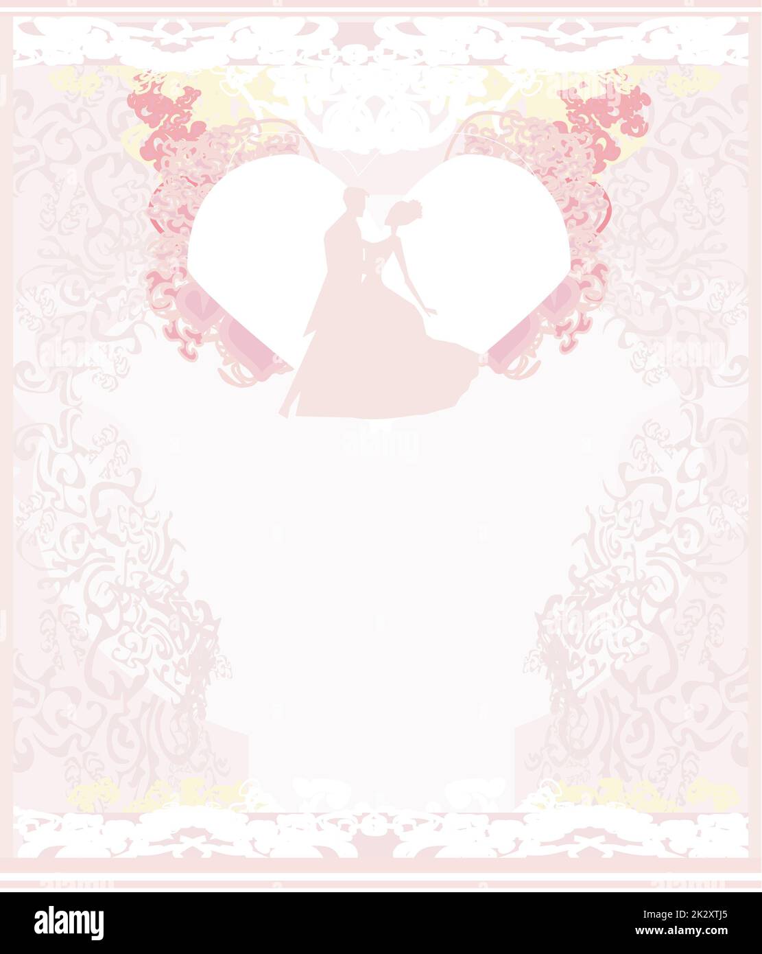 Ballroom dancers - invitation Stock Photo - Alamy