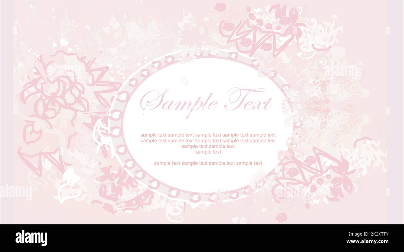 elegant abstract vintage frame invitation Stock Photo - Alamy