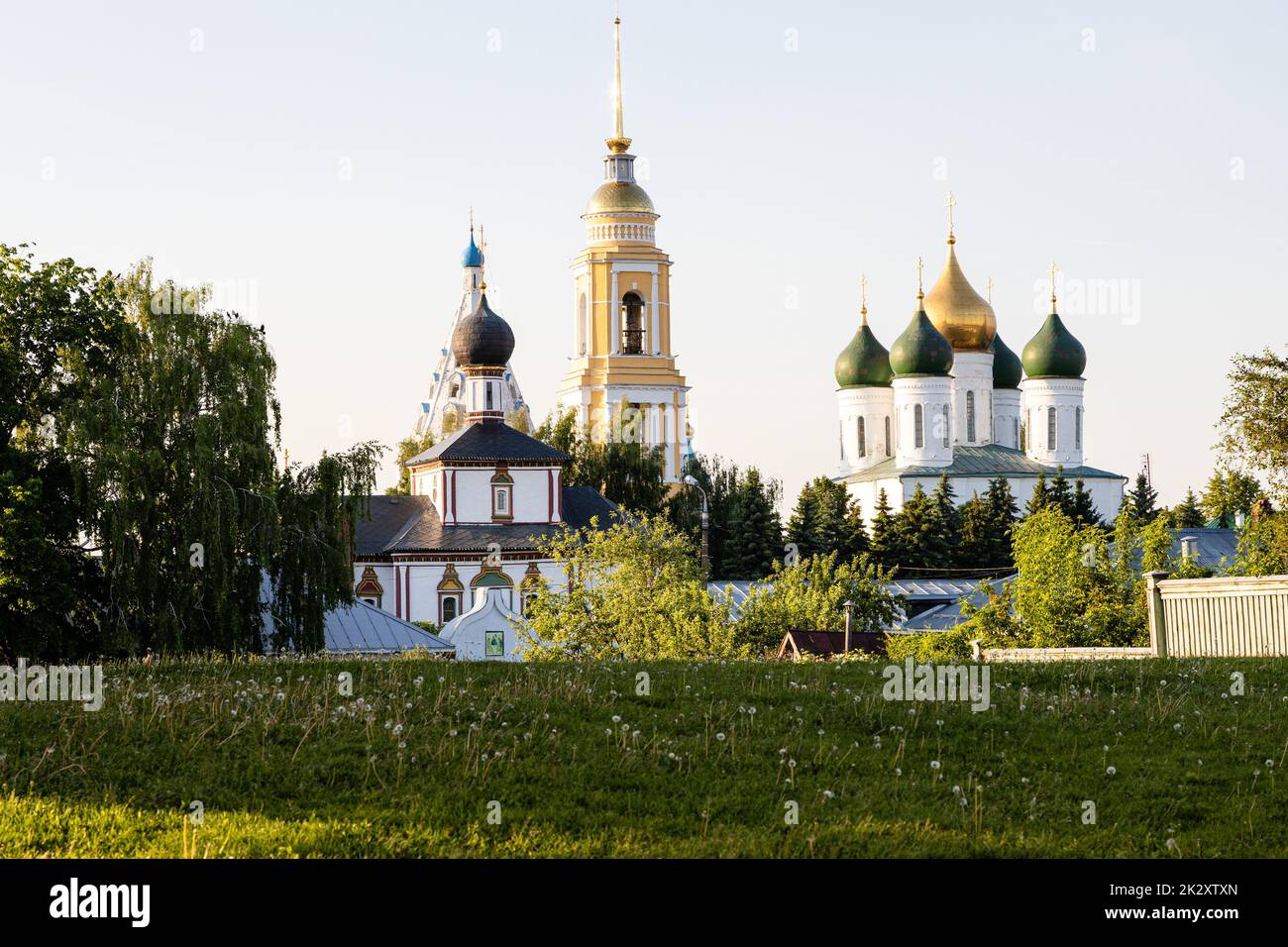 view of churches from Yamskaya tower in Kolomna Stock Photo - Alamy
