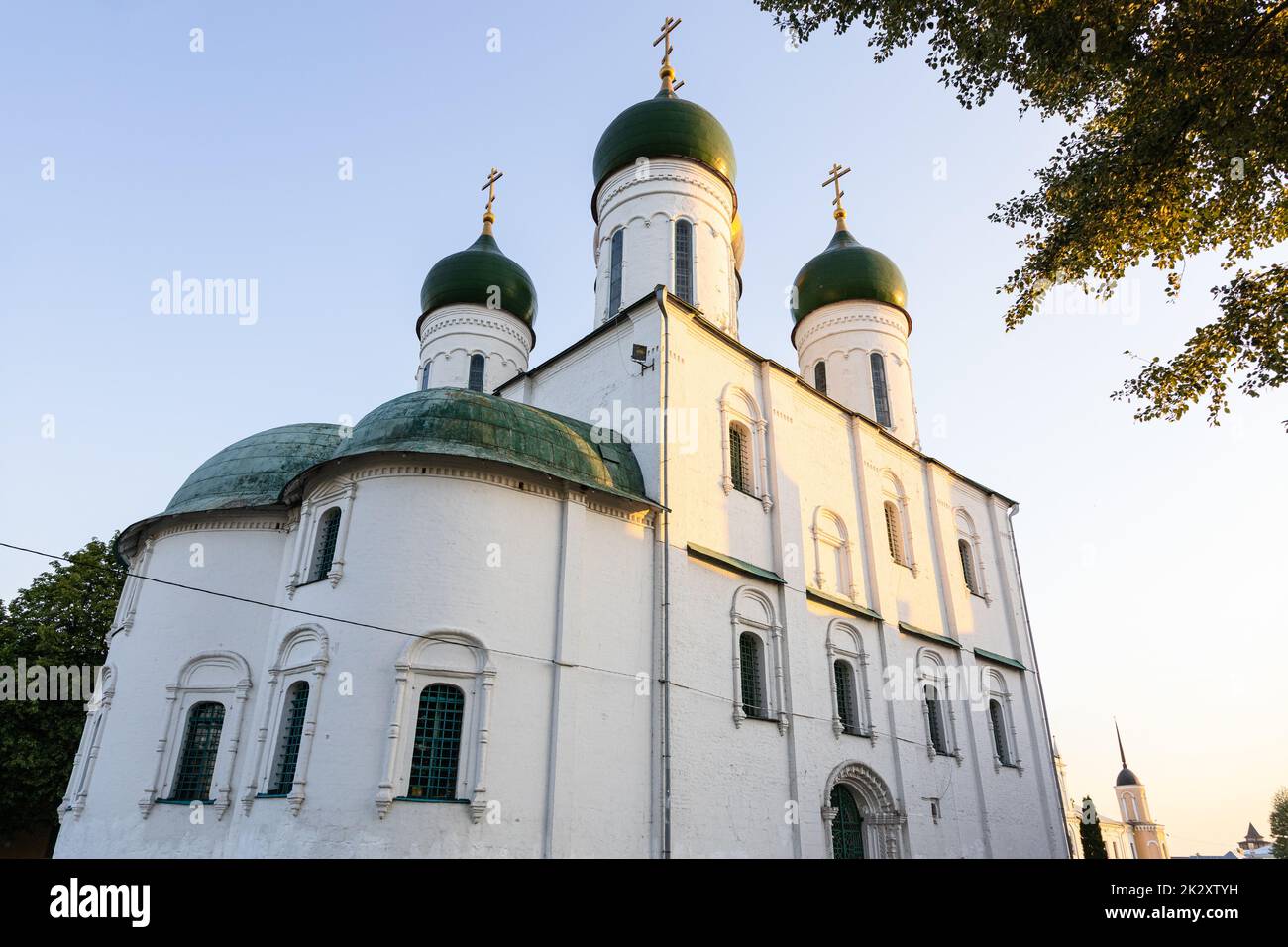 bottom view of Assumption Cathedral of Kolomna Stock Photo - Alamy