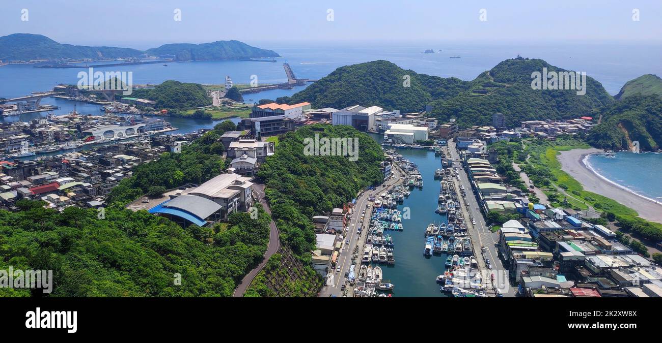 Nice view Nanfangao Observation Deck, Yilan, Taiwan Stock Photo - Alamy