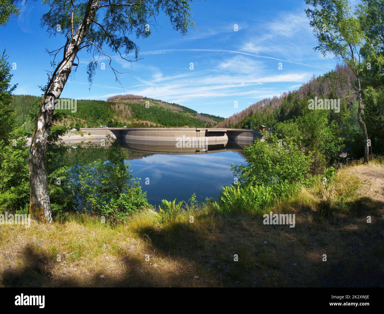 Foray into the Okertalsperre in northern Harz in the state of Lower ...