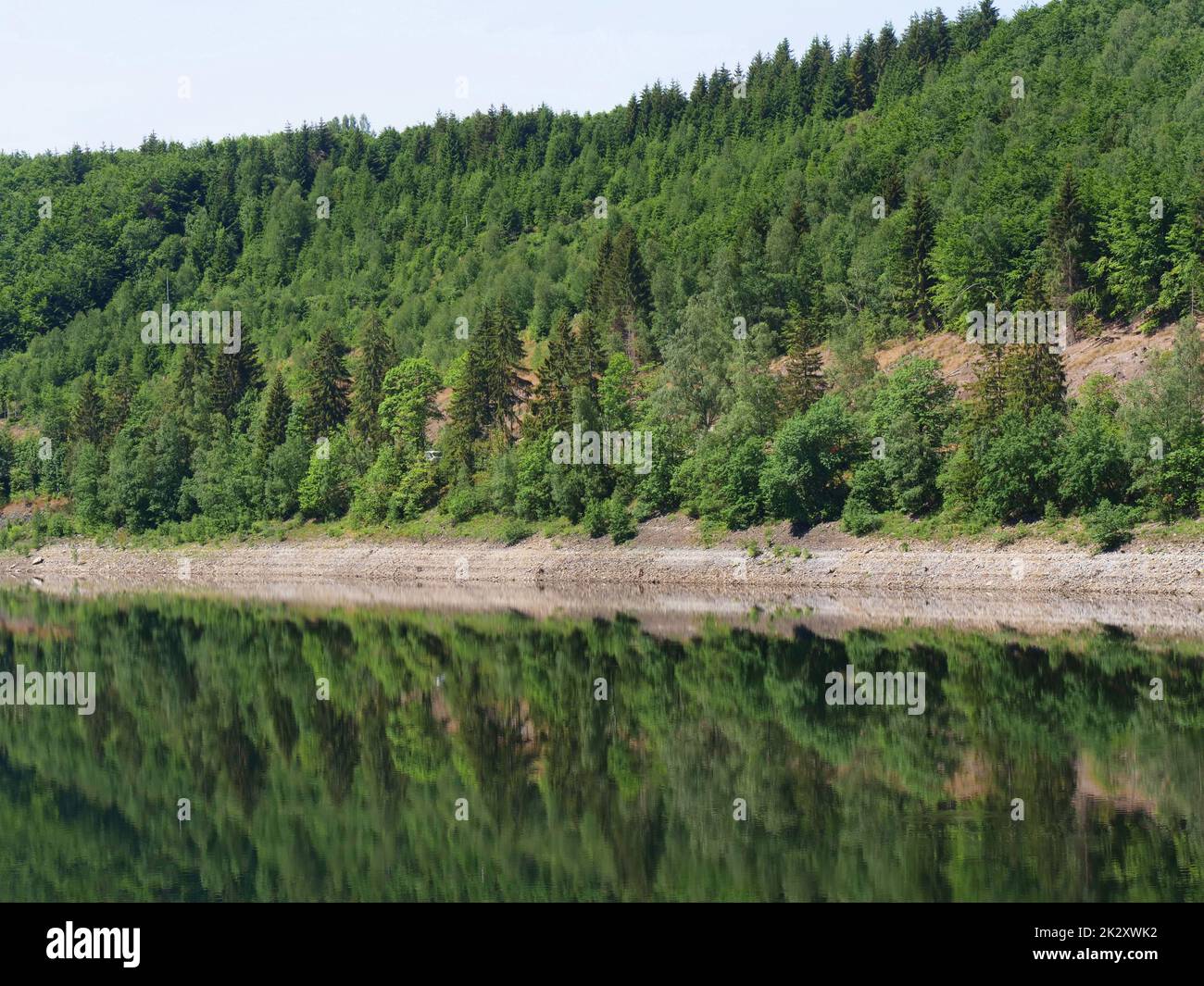 Foray into the Okertalsperre in northern Harz in the state of Lower ...