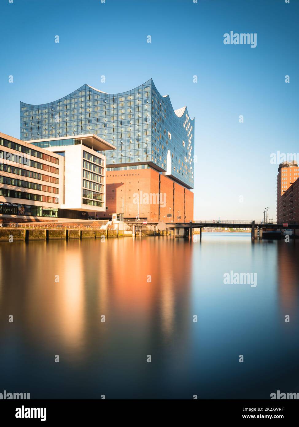 The Elbe Philharmonic Hall or Elbphilharmonie, concert hall in the ...