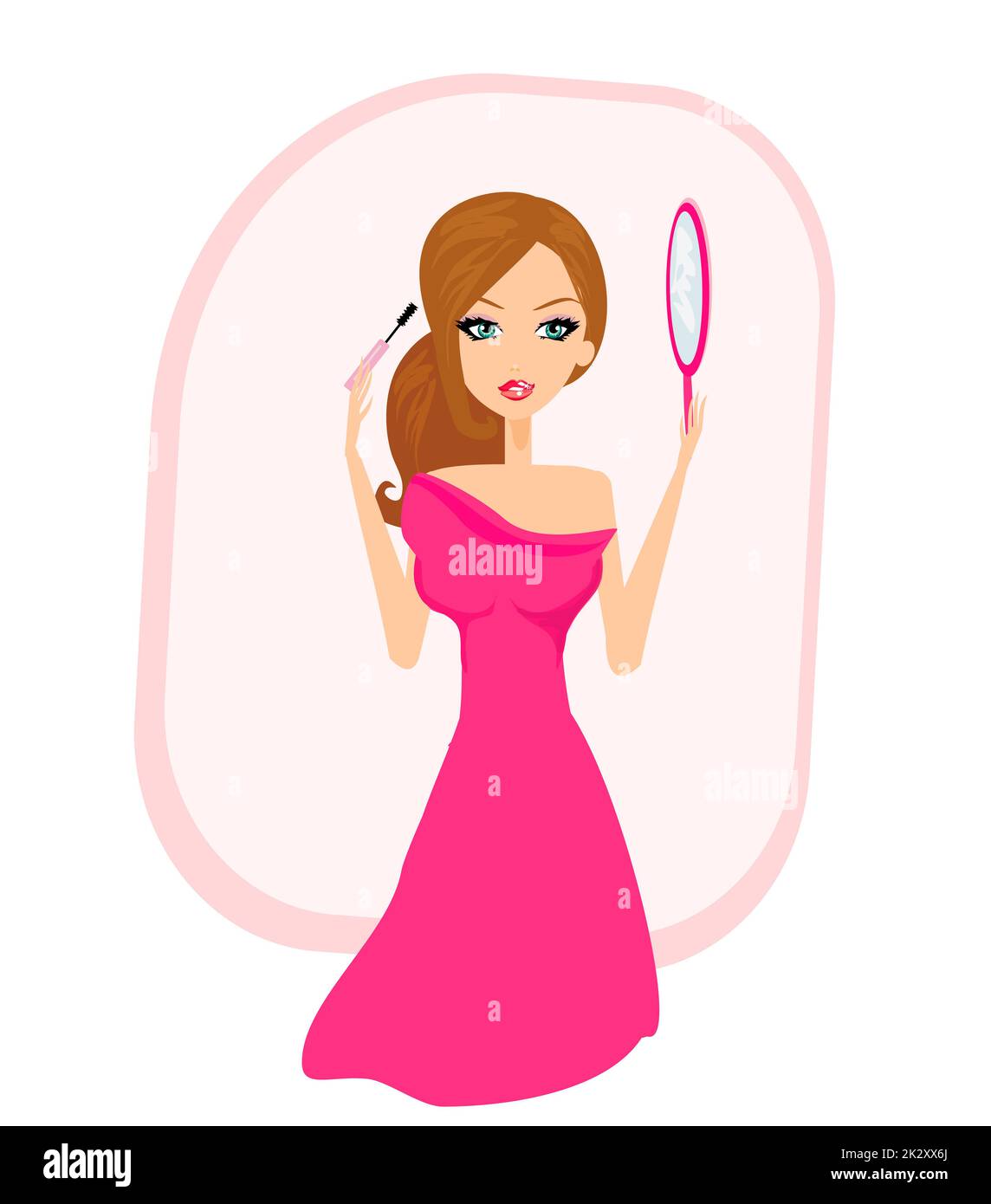 girl make up Stock Photo - Alamy