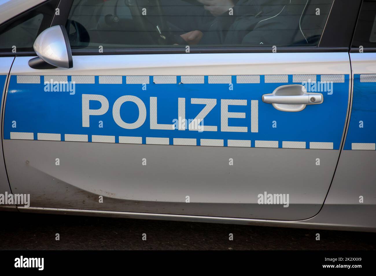 A detailed view of a police car, police car Stock Photo - Alamy