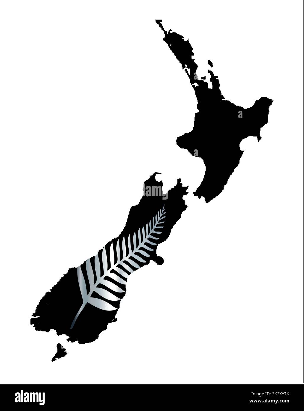 Black Silver Fern Nz