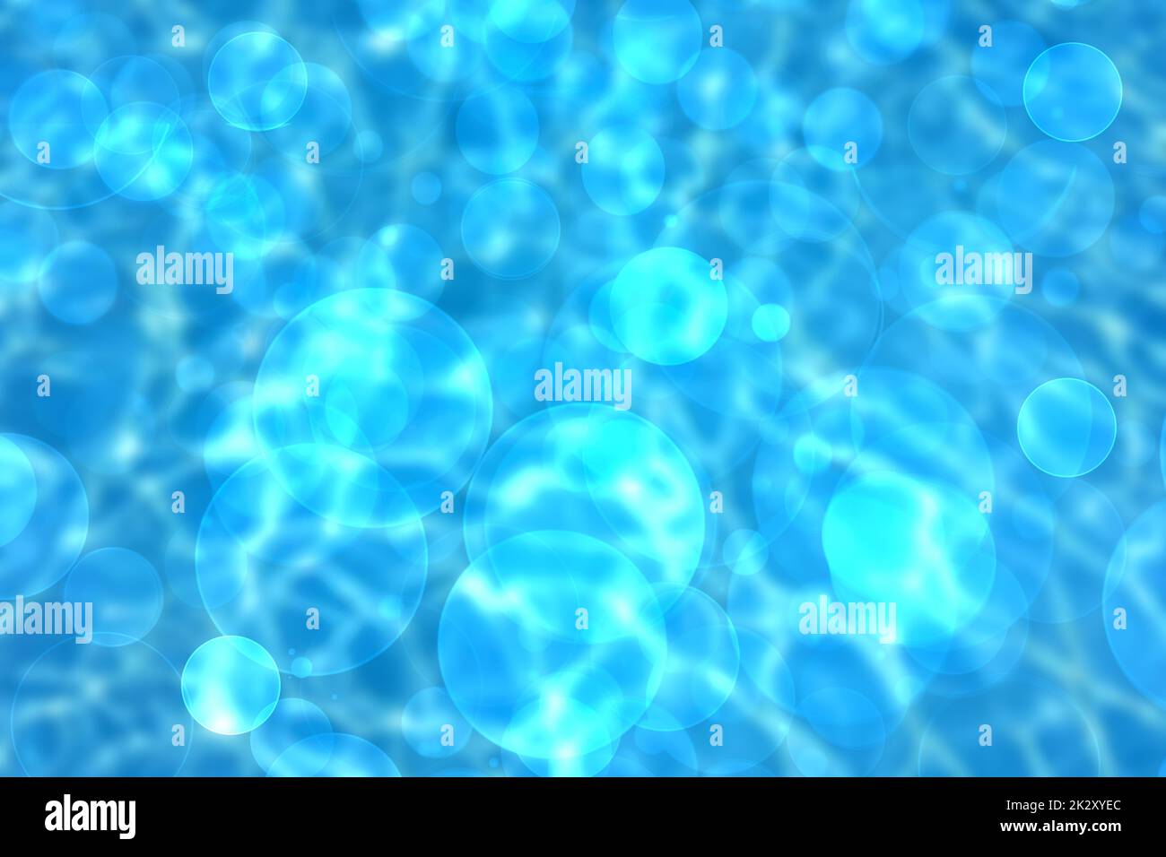 Abstract underwater illustration. Nice abstract gradient blue turquoise ...