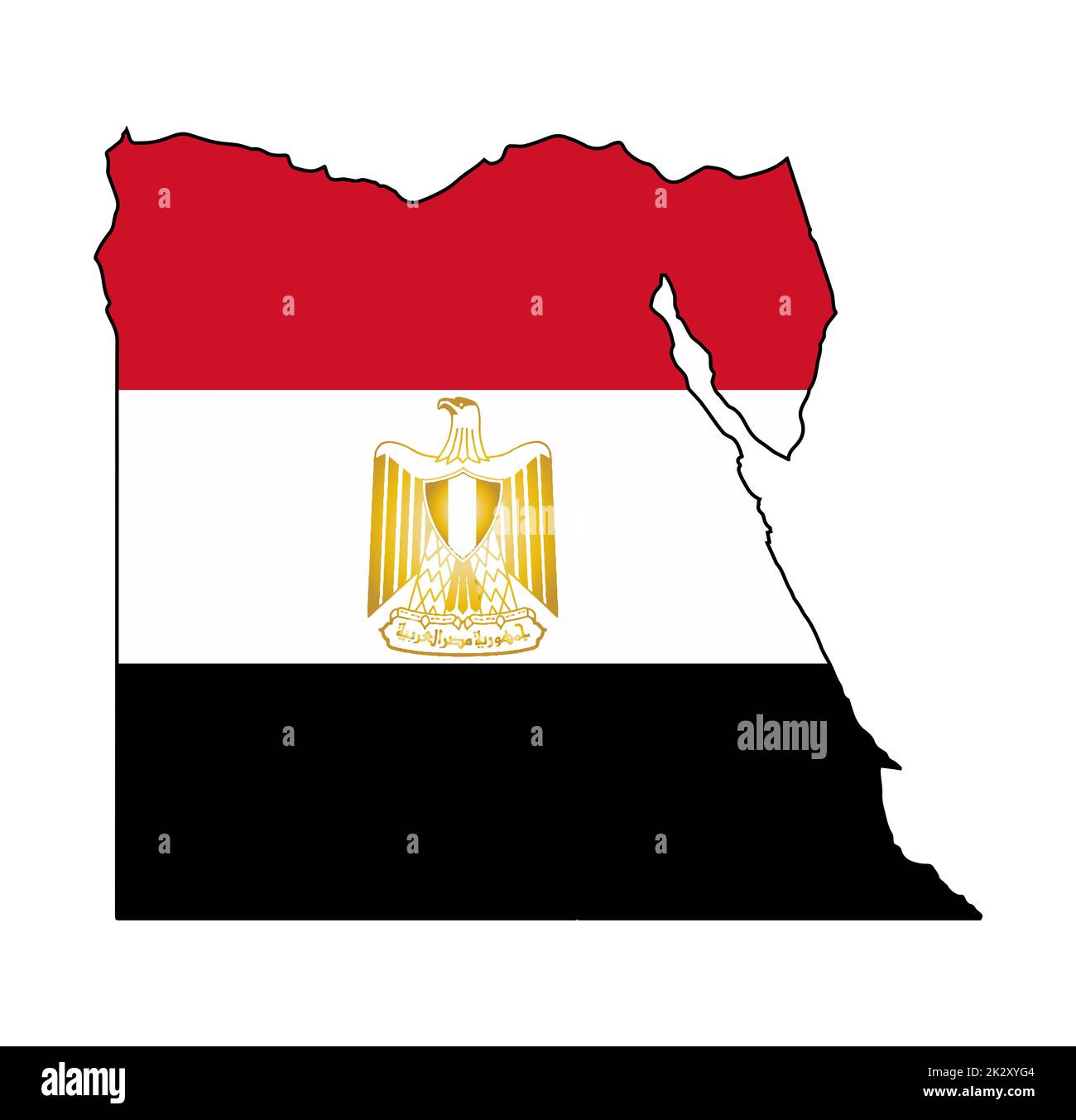 Egypt flag map hi-res stock photography and images - Alamy