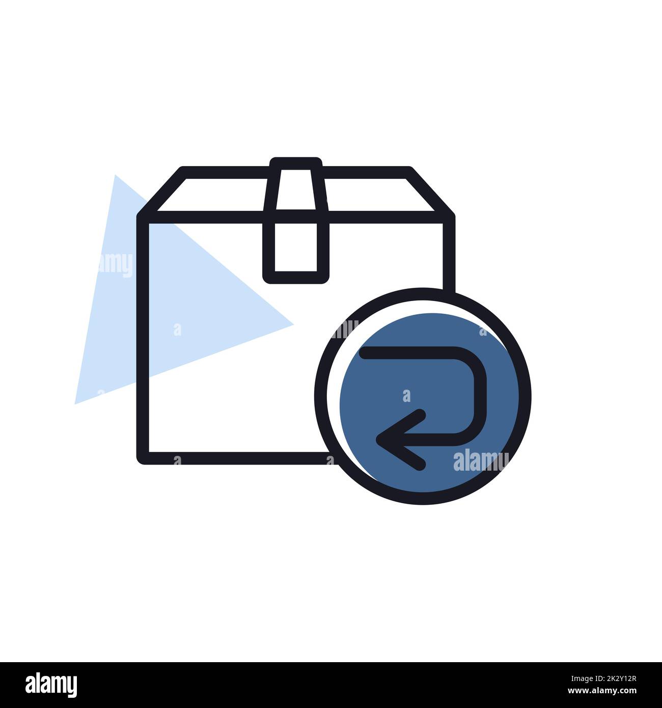 Return icon vector hi-res stock photography and images - Alamy