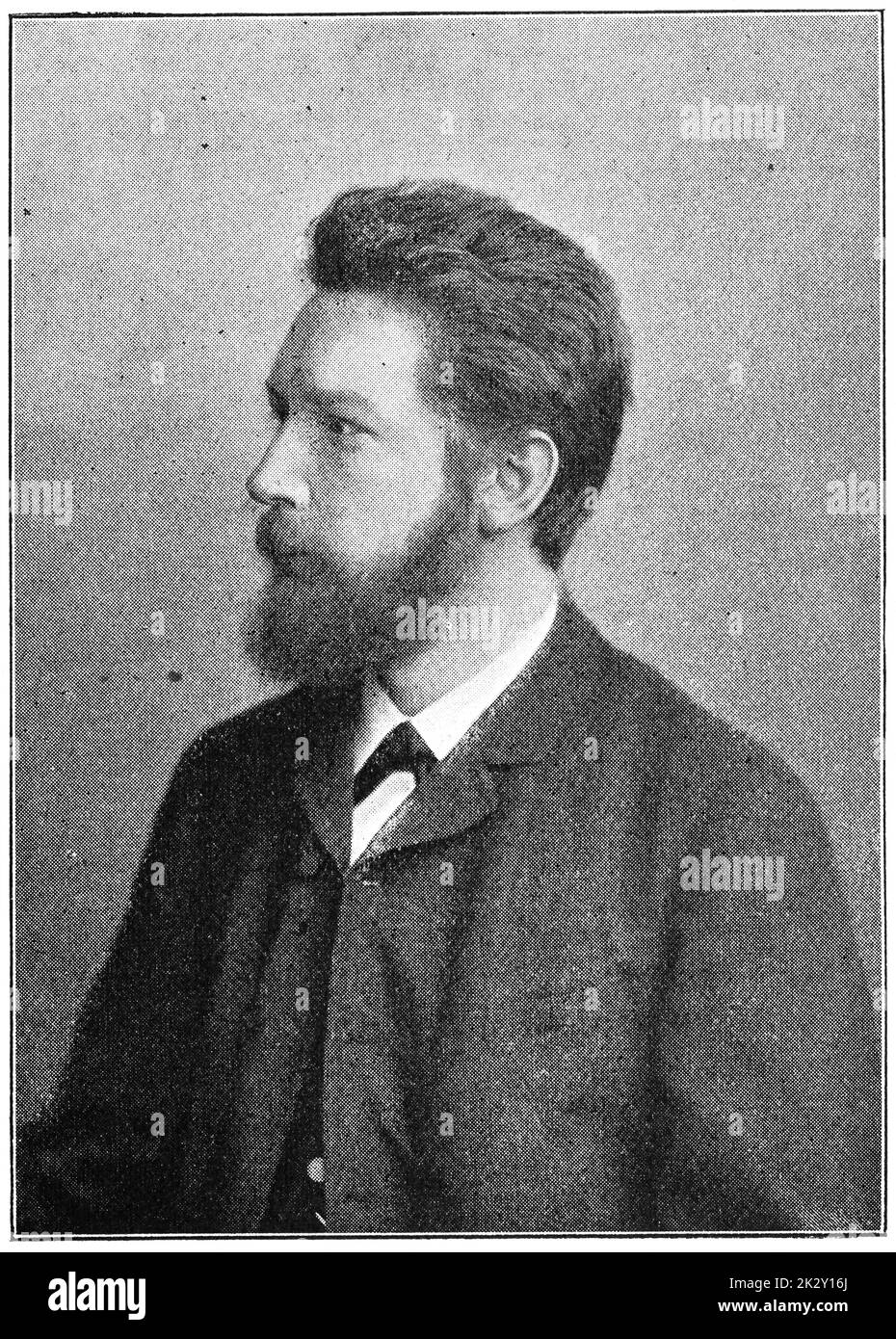 Portrait of Friedrich Wilhelm Ostwald - a Baltic German chemist and ...