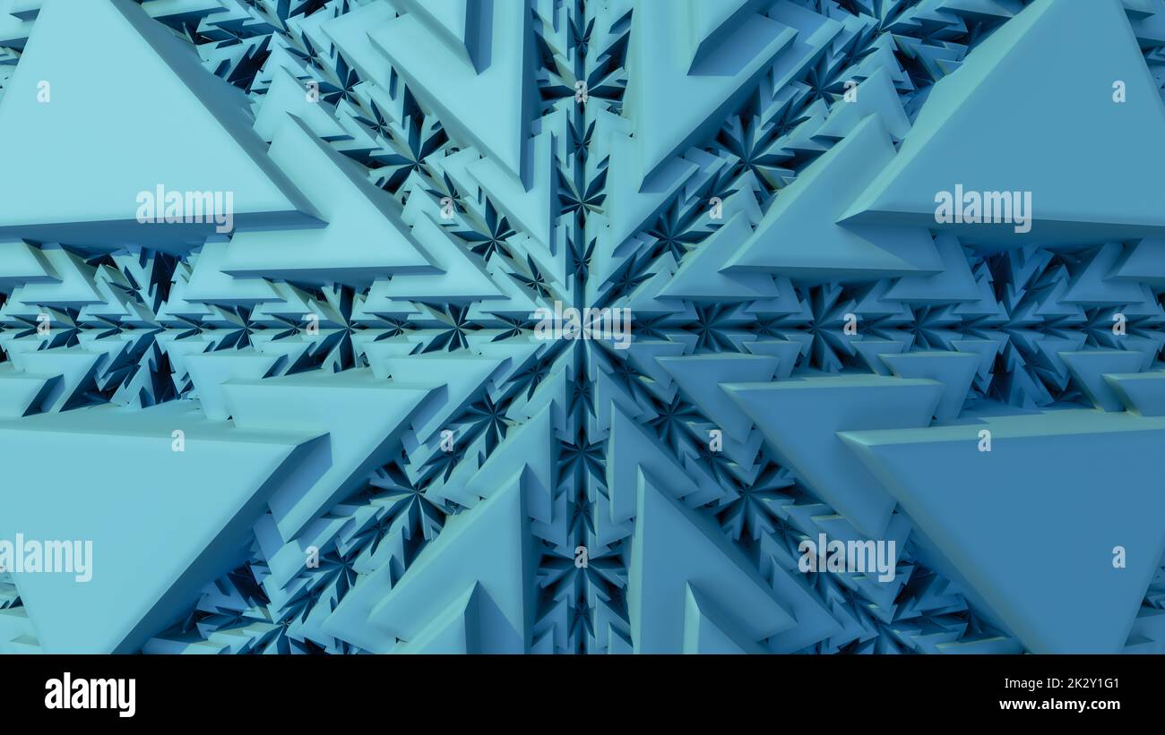 fractal psychedelic triangles star shape symmetrical centered pattern ...