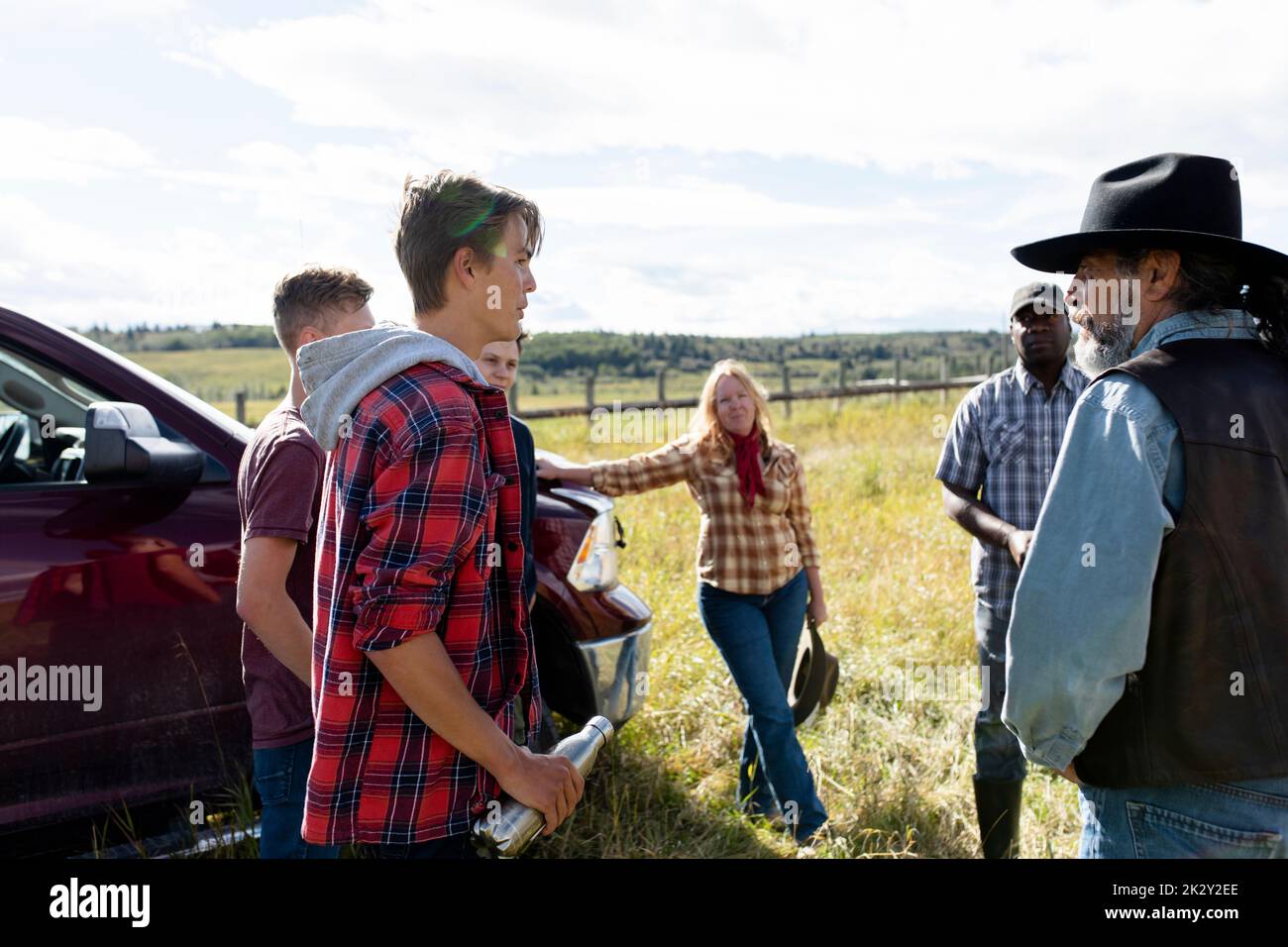 Talking on grass hi-res stock photography and images - Alamy