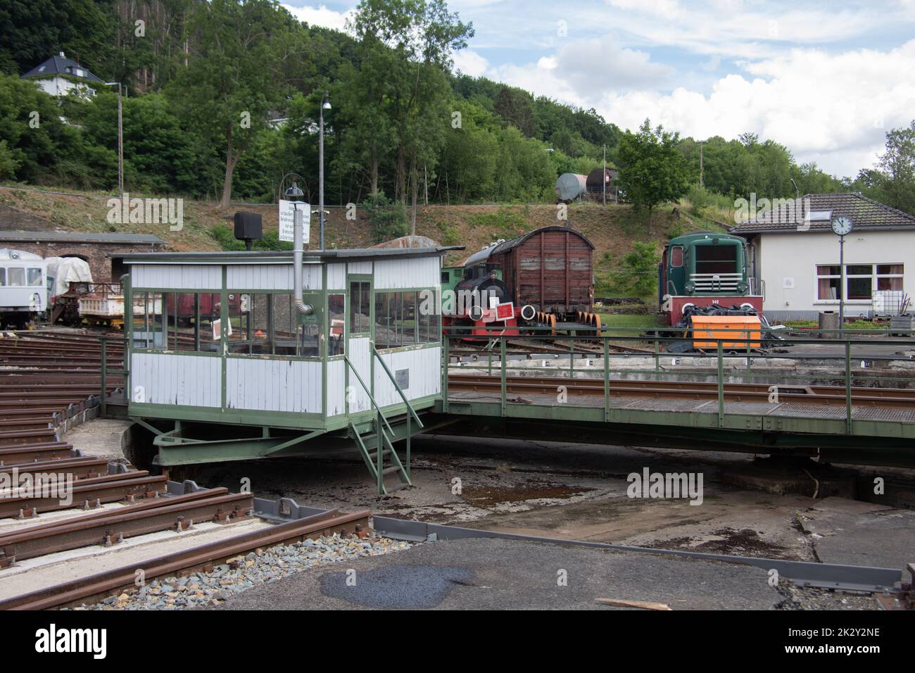 heavy old locomotive Stock Photo - Alamy