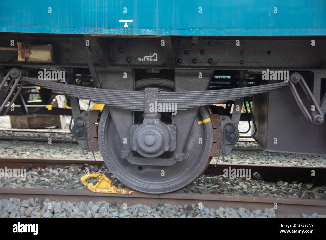 heavy old locomotive Stock Photo - Alamy