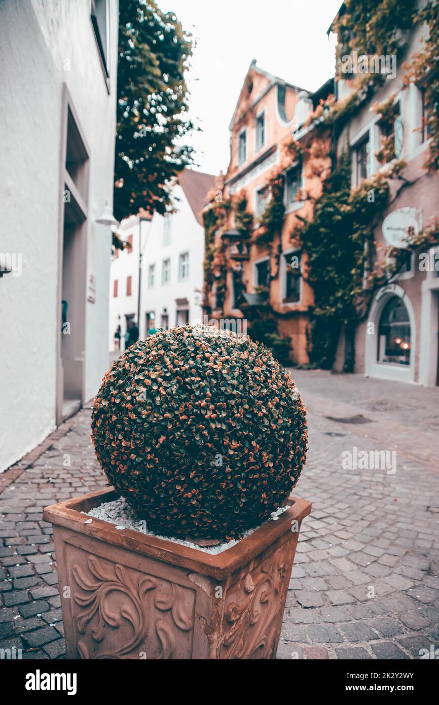 Typical old german street hi-res stock photography and images - Alamy