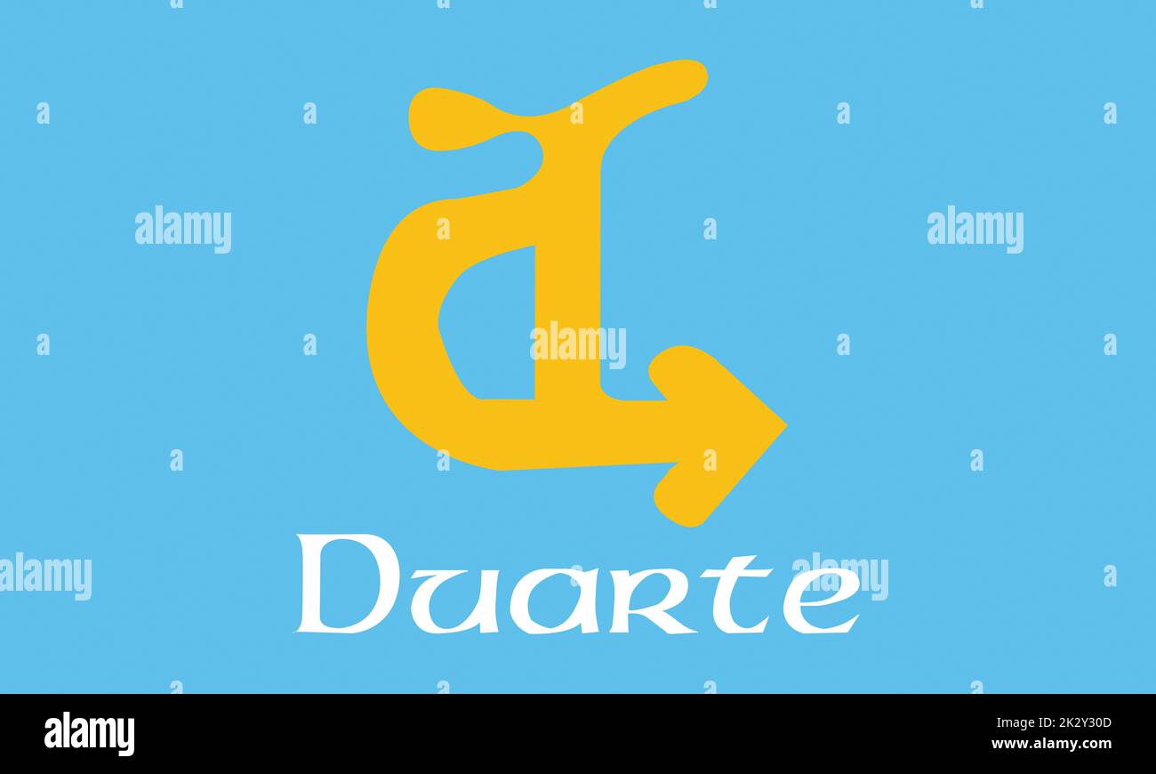 Flag Of Duarte City California Stock Photo - Alamy