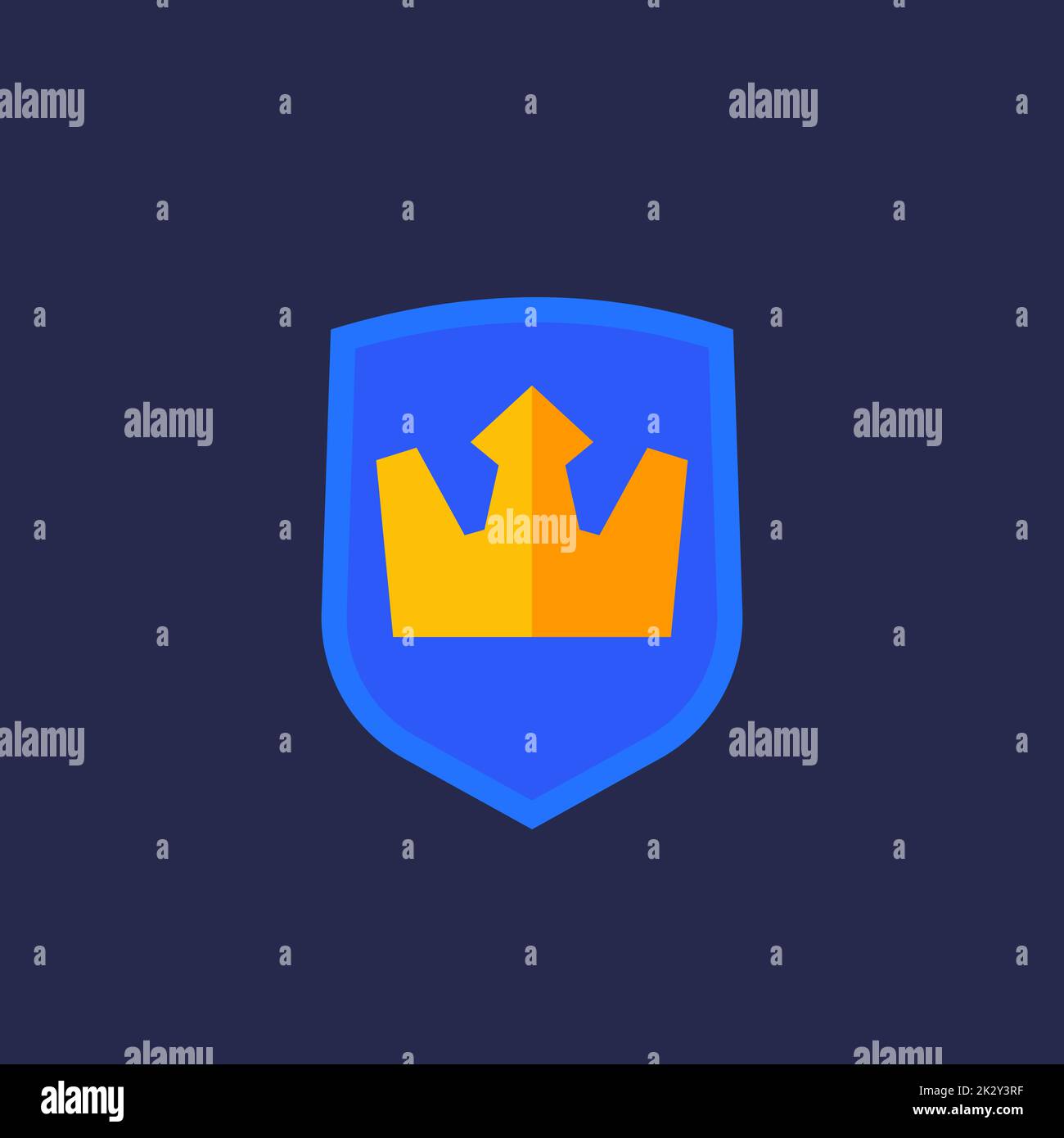 Shield with crown hi-res stock photography and images - Alamy