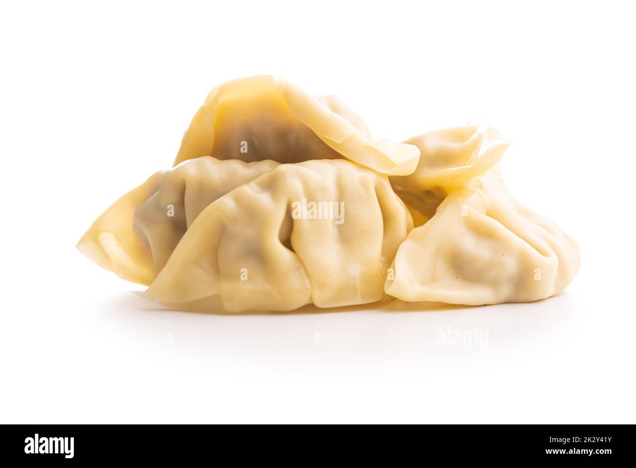 Chinese dumplings isolated on white background Stock Photo - Alamy