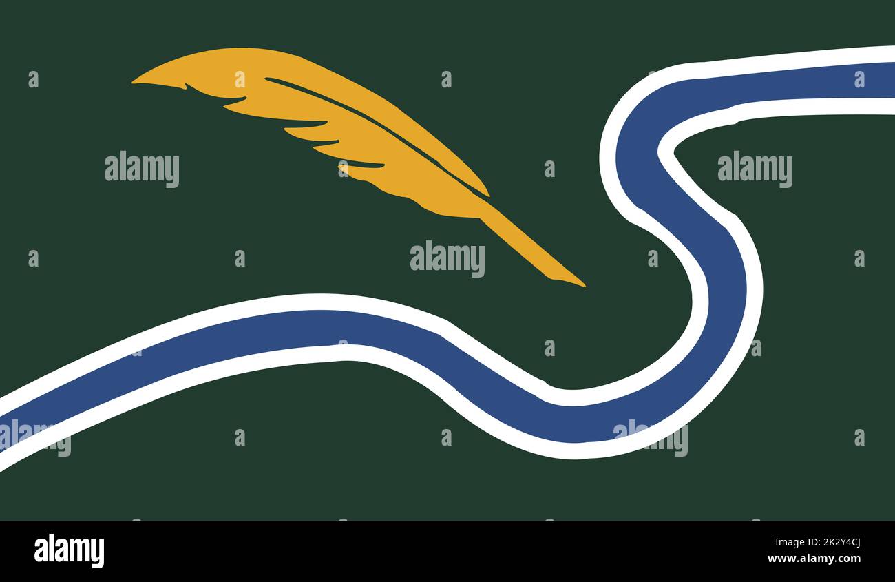 Flag Of Northampton City Massachusetts Stock Photo - Alamy