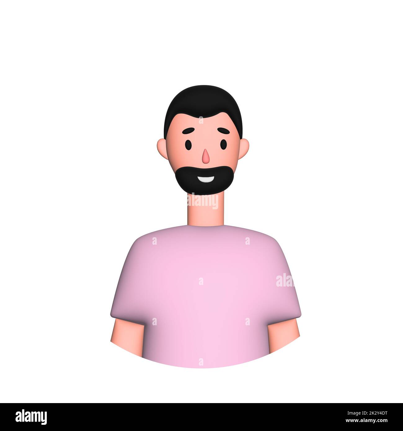 Man beard and mustache Cut Out Stock Images & Pictures - Alamy