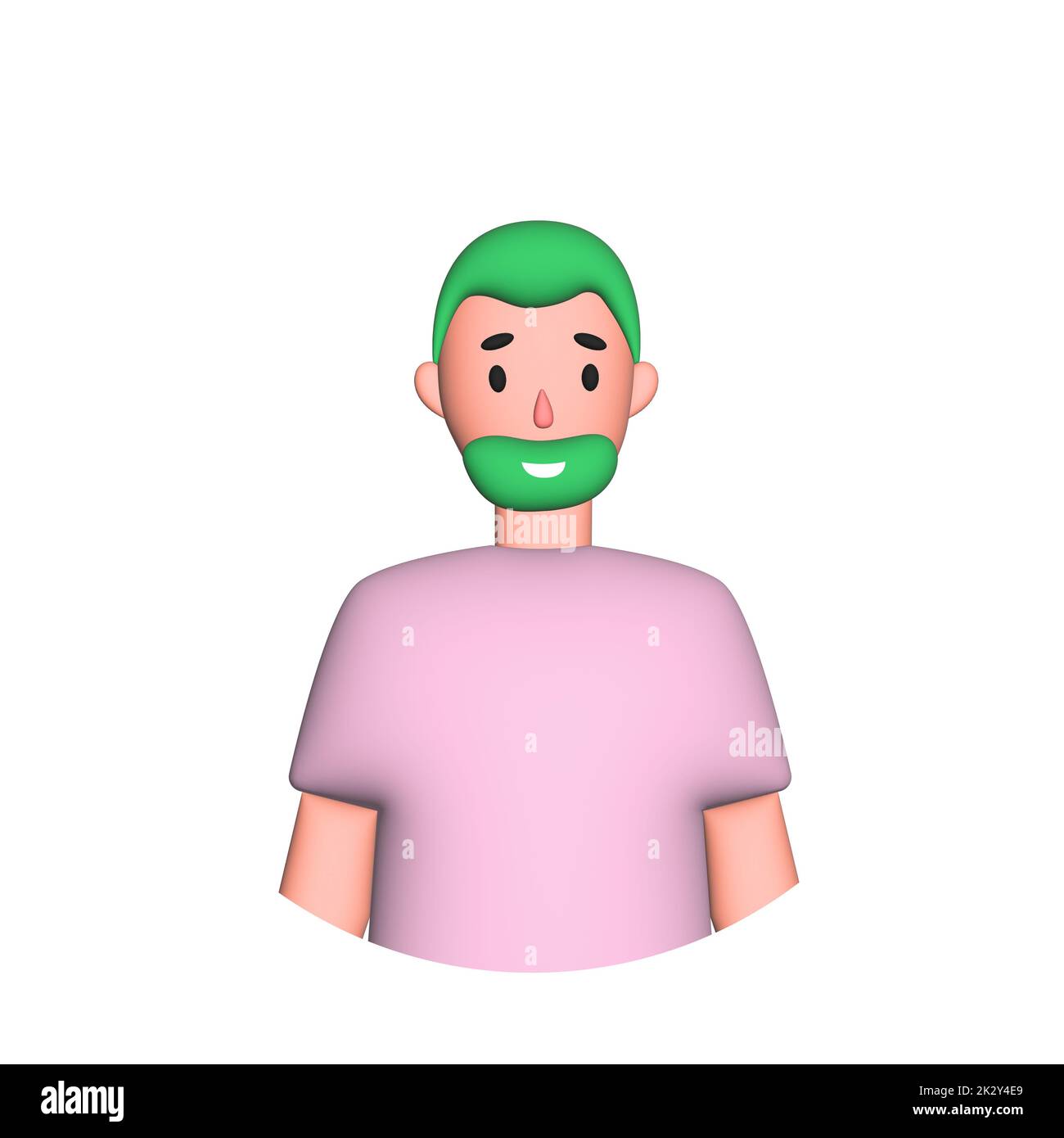 Smiling black man beard Cut Out Stock Images & Pictures - Alamy