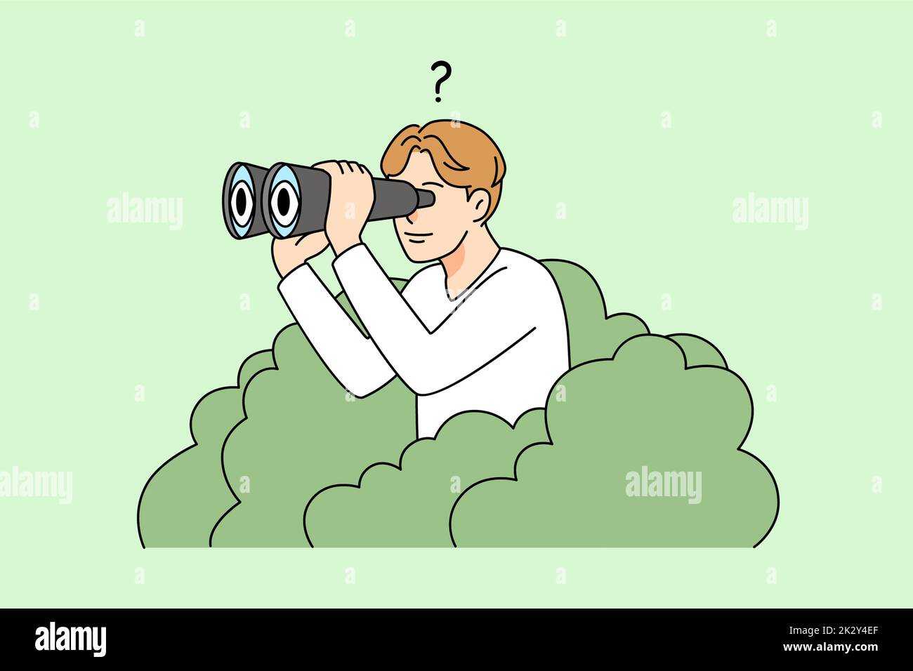 Cartoon man looking at watch hi-res stock photography and images - Alamy