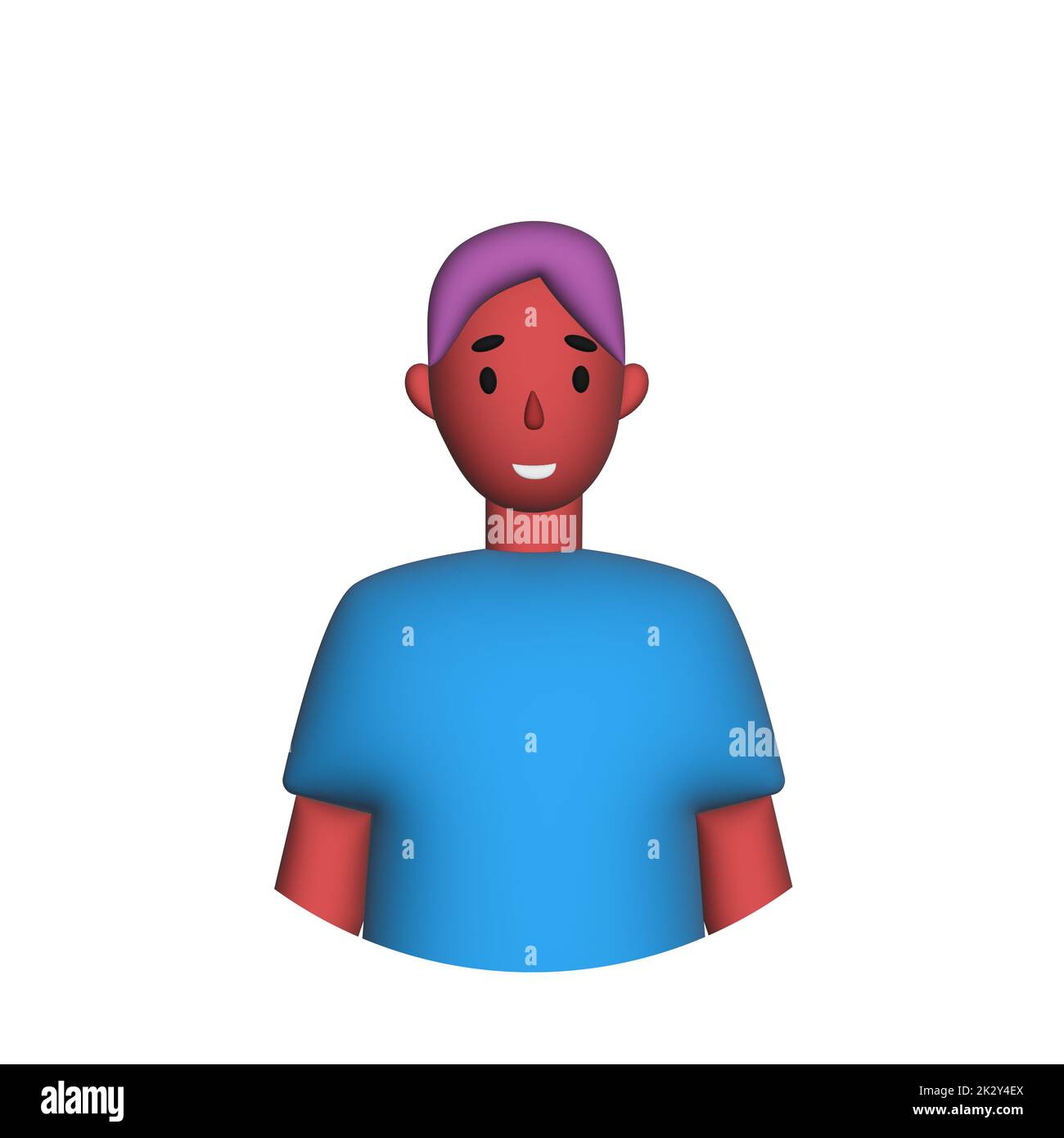 Male middle aged glasses shirt Cut Out Stock Images & Pictures - Alamy