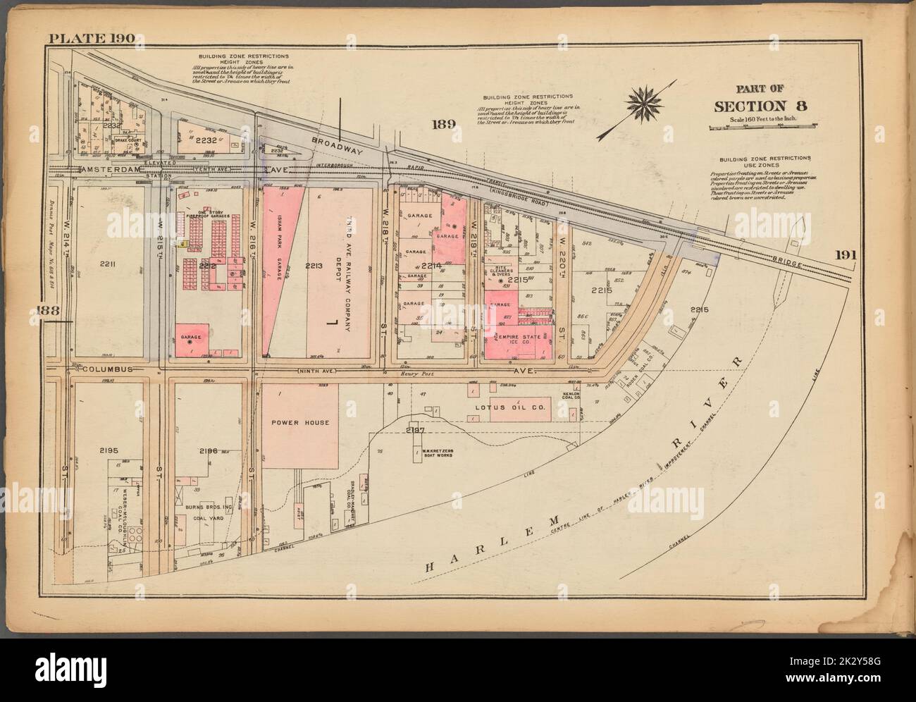 Map of harlem hi-res stock photography and images - Alamy