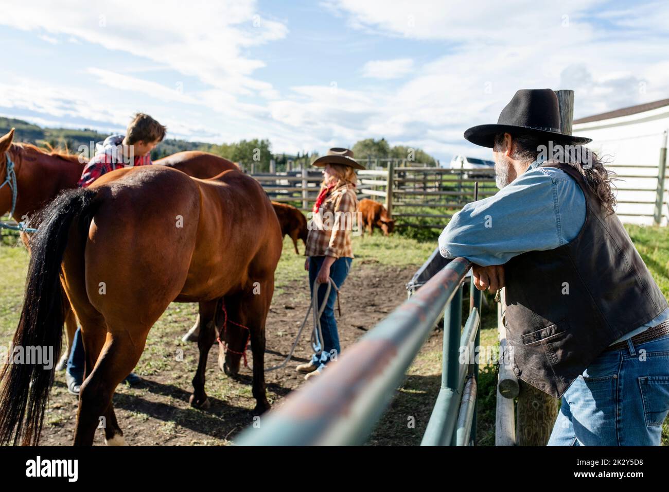 Working rancher hi-res stock photography and images - Alamy