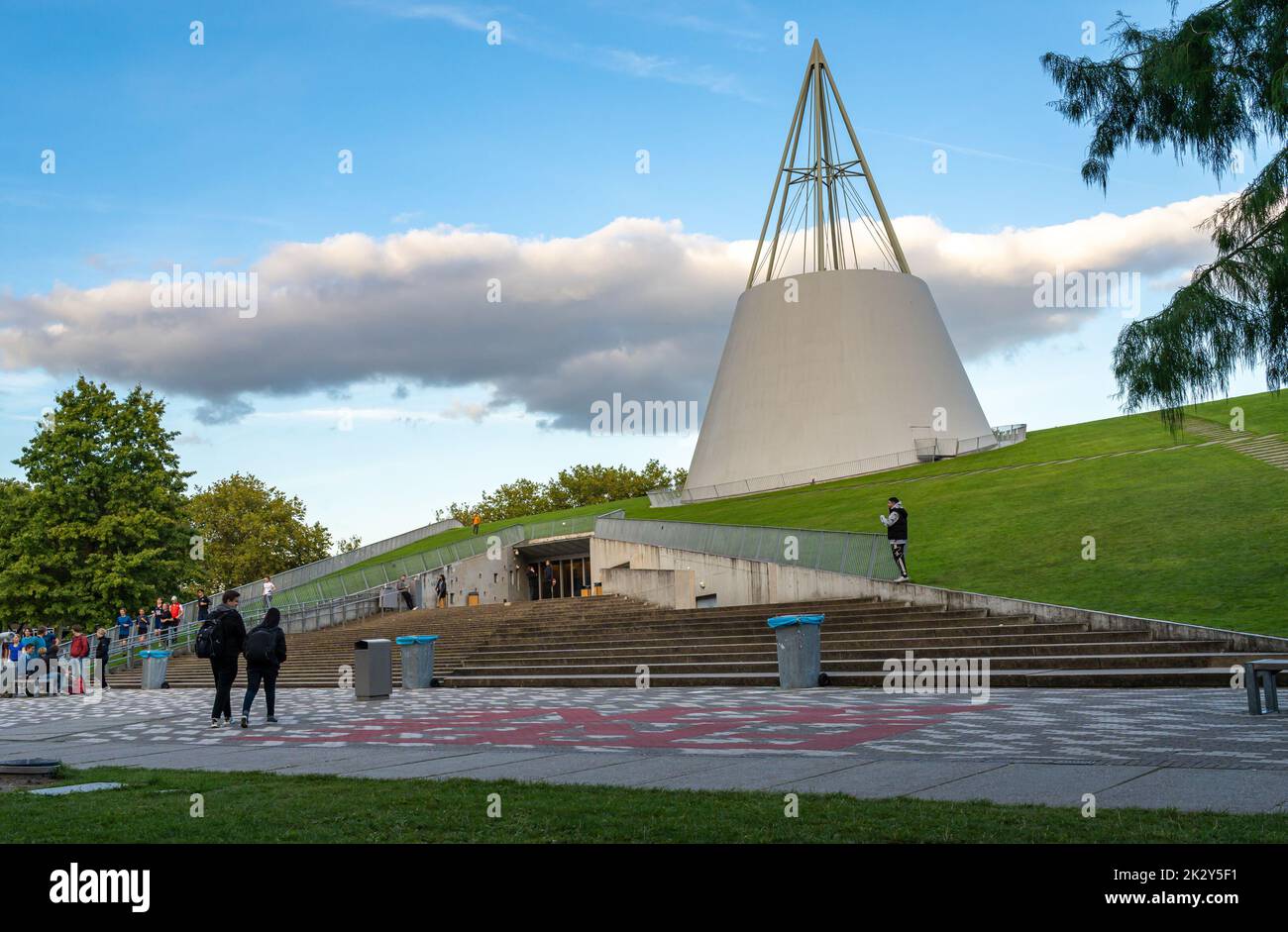 Delft, South Holland, The Netherlands, 21.09.2022, Modern Library ...