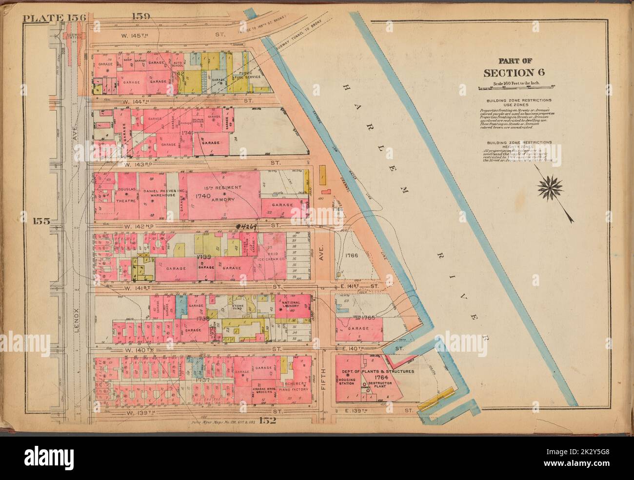 Map of harlem hi-res stock photography and images - Alamy