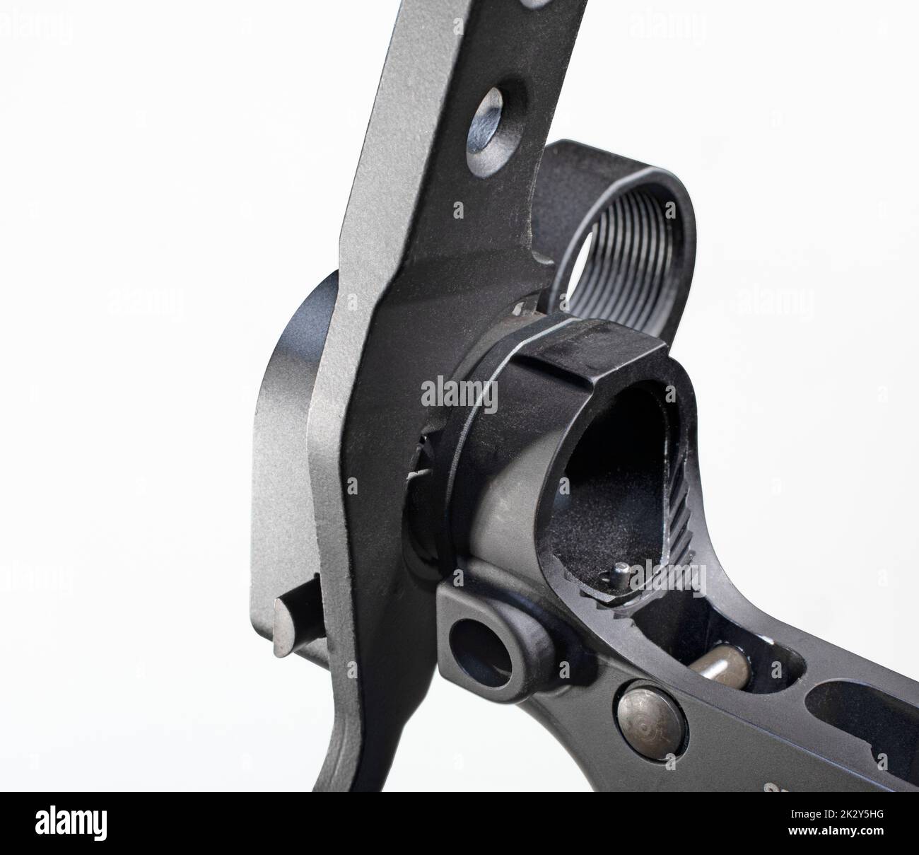 Armorers wrench being used to install a folding stock adapter on an ...