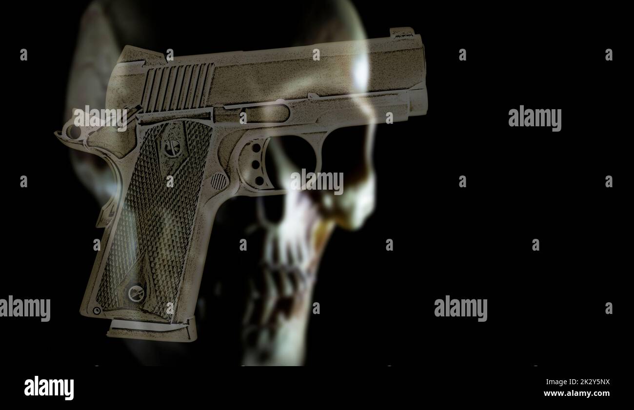 3d rendering ghost gun hi-res stock photography and images - Alamy