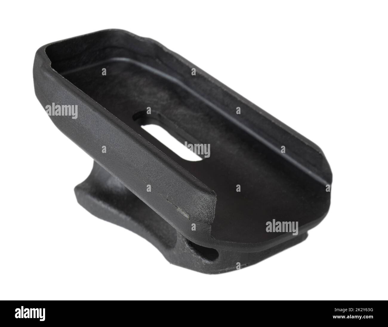 Extended magazine floor plate for an AR-15 on a white background Stock ...