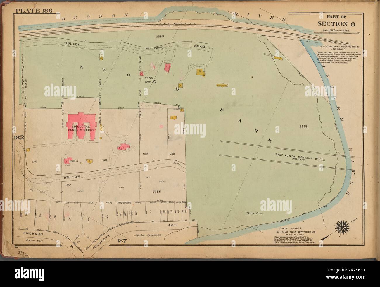 Map of inwood hi-res stock photography and images - Alamy