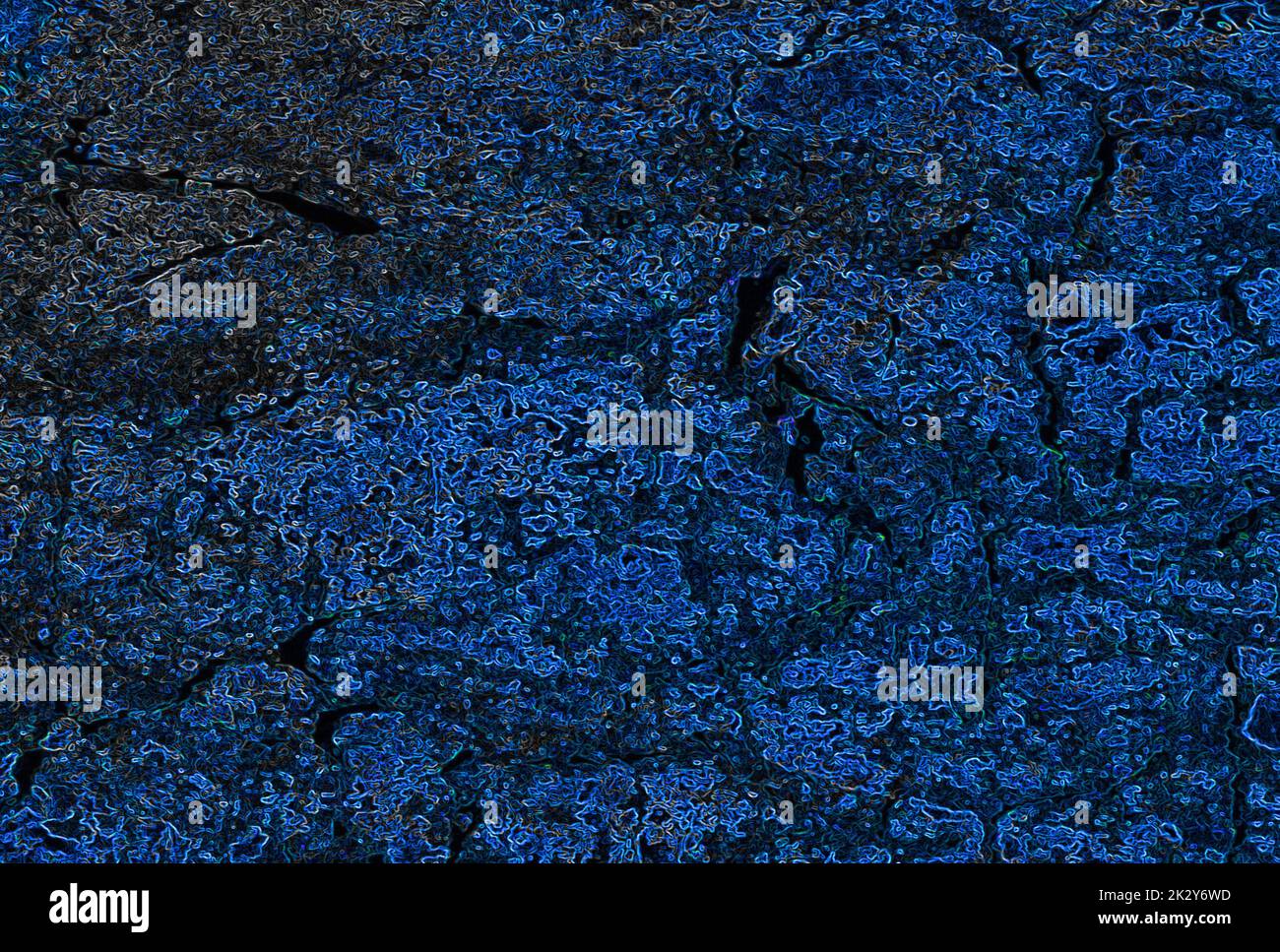 Abstract blue background with natural texture and irregular pattern ...