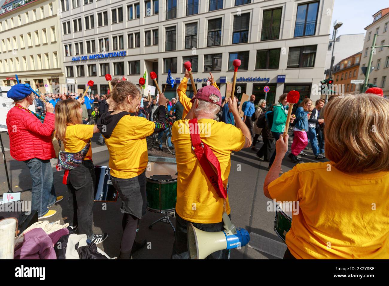 Berlin/Germany - September 23, 2022: Fridays for Future demonstration ...