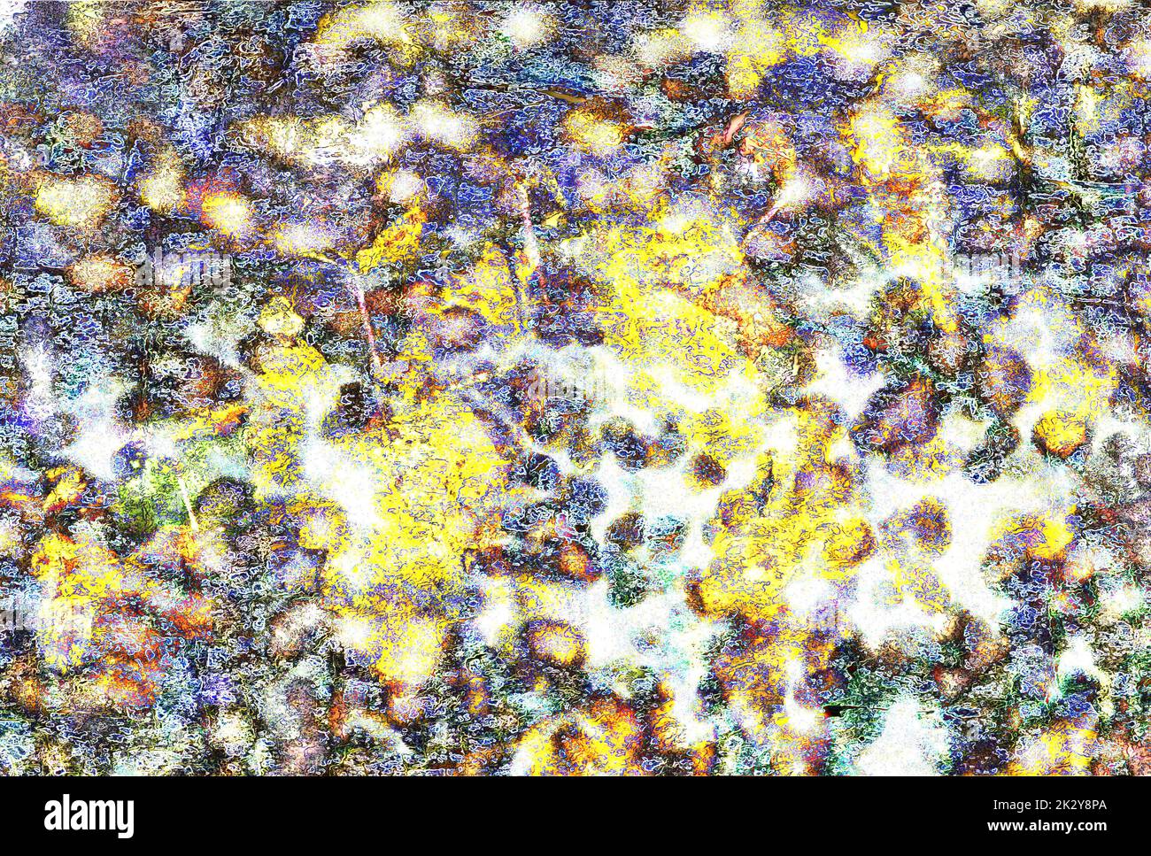 Abstract multicolor, background with natural texture and irregular ...