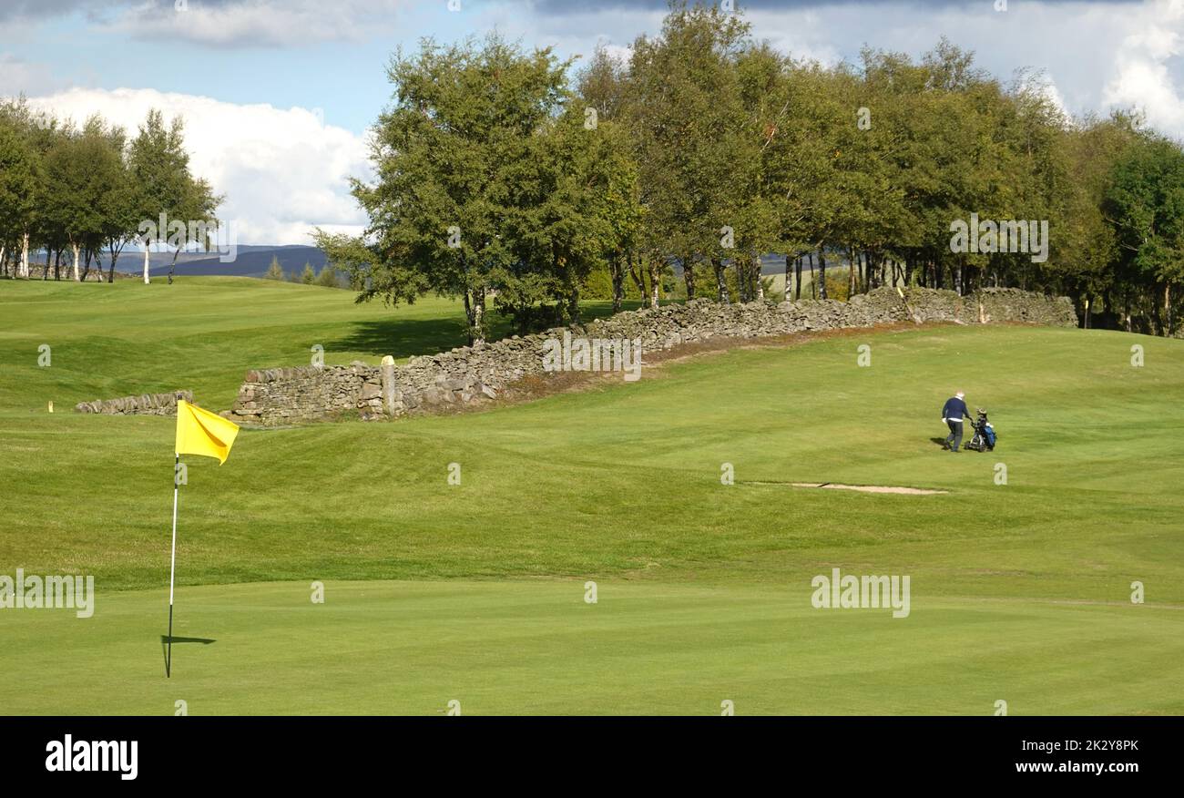 New Mills Golf Course Stock Photo - Alamy
