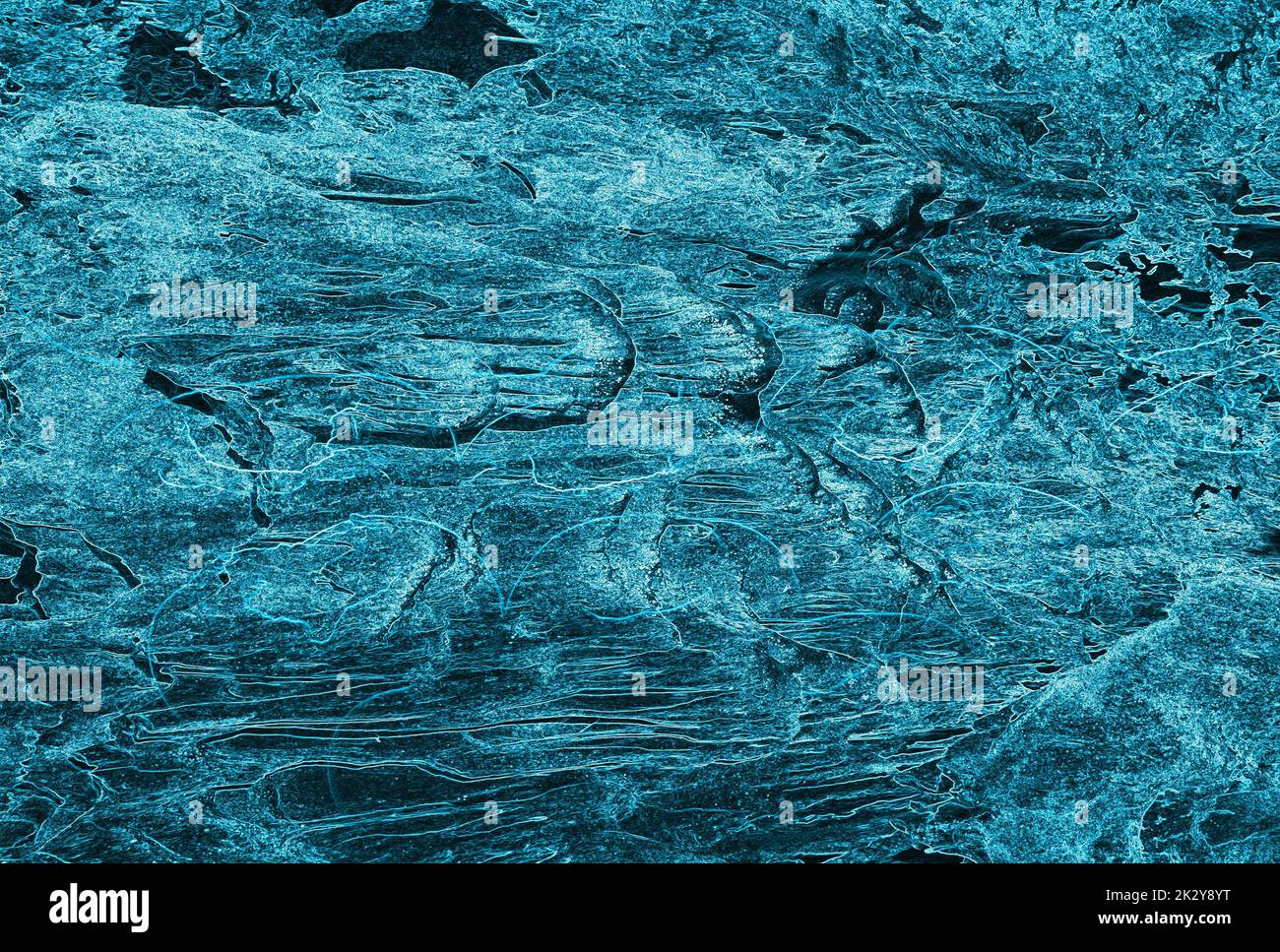 Abstract blue background with natural texture and irregular pattern ...