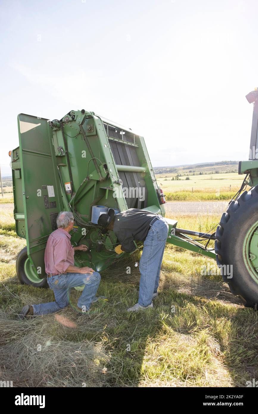 Farmers examine hi-res stock photography and images - Alamy