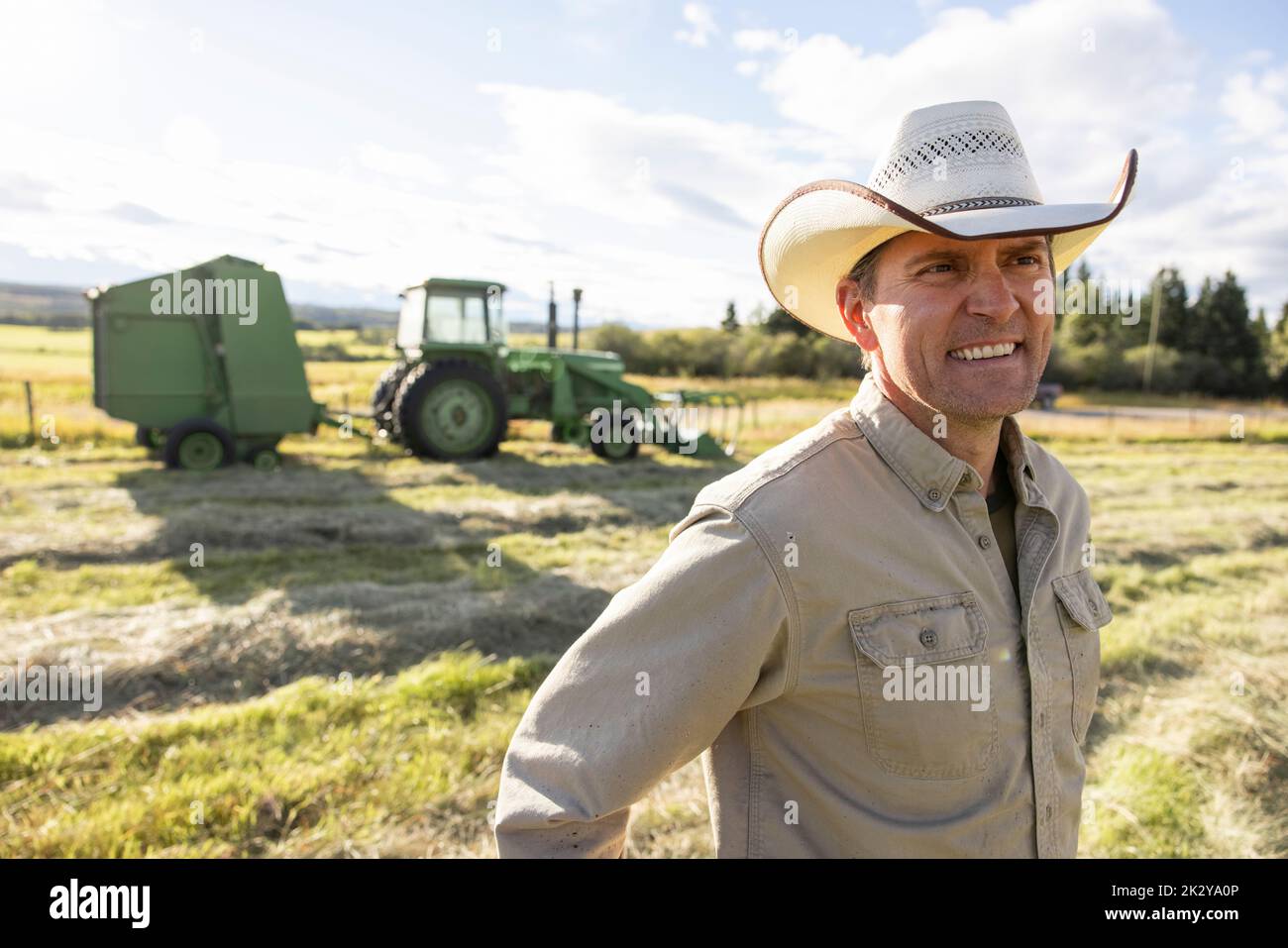 Handsome farmer hi-res stock photography and images - Alamy