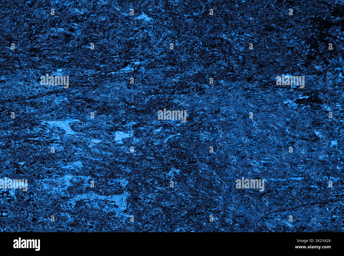 Abstract blue background with natural texture and irregular pattern ...