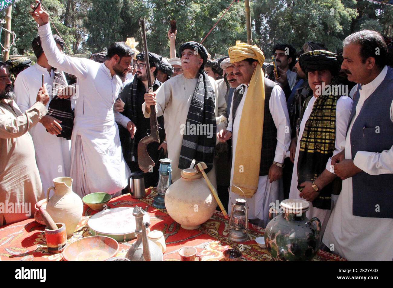 Hyderabad, Pakistan. 23rd Sep, 2022. Pashtunkhwa Milli Awami Party ...