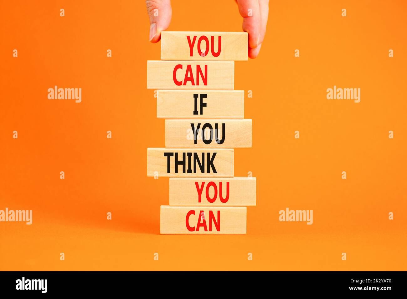 You can symbol. Concept words You can if you think you can on wooden ...