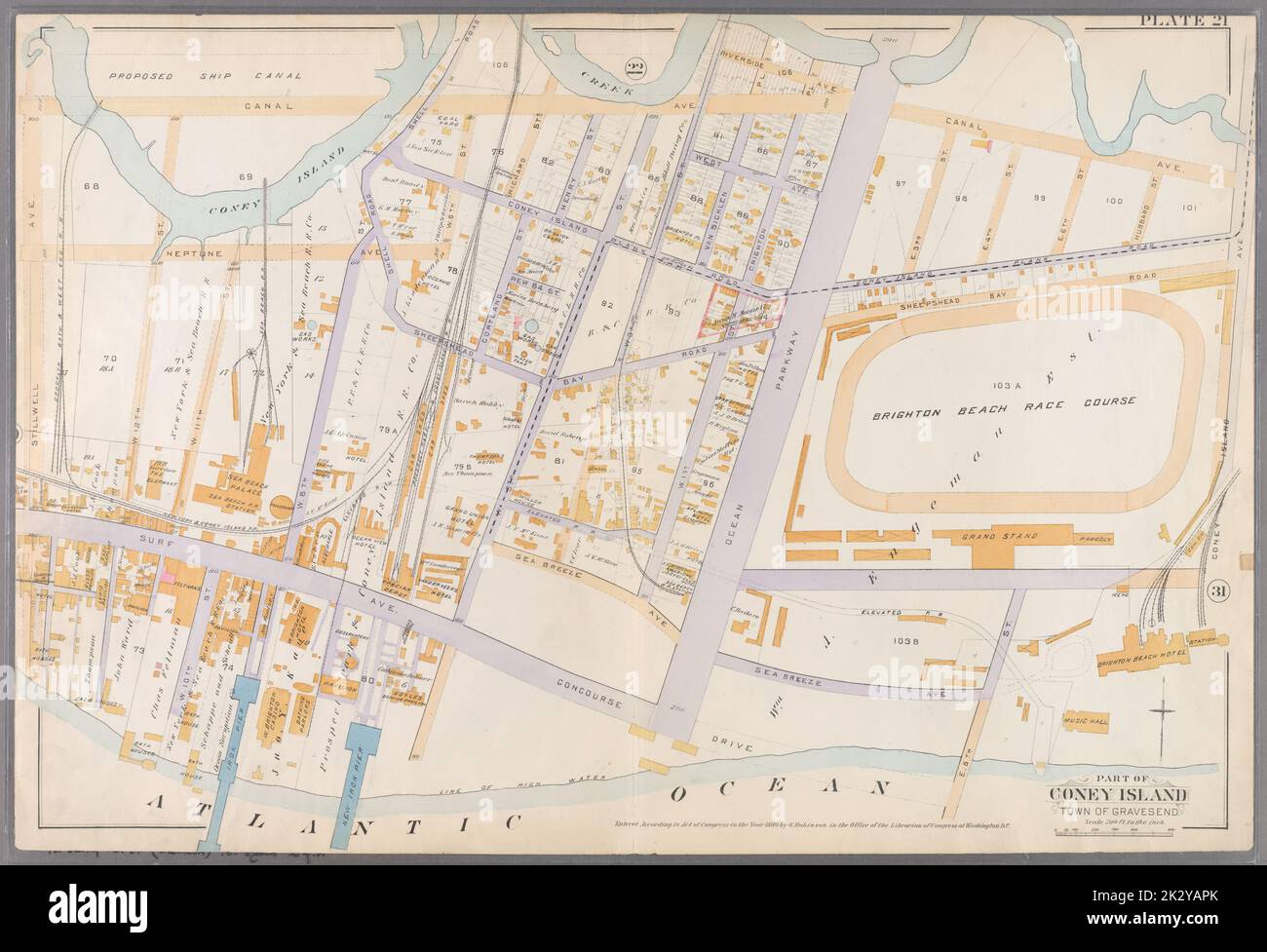 Brighton Beach New York Map