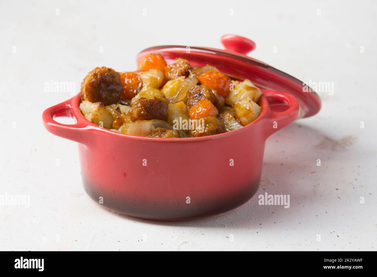 Homemade Irish Beef Stew with Carrots and Potatoes Stock Photo - Alamy
