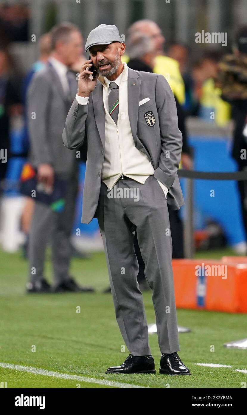 Italy team coordinator Gianluca Vialli before the UEFA Nations League ...